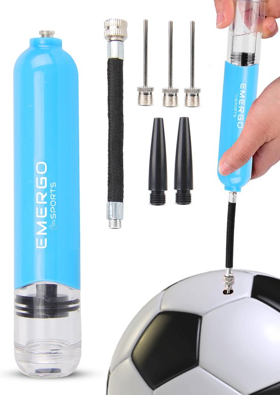 EMERGO Sports Ballenpomp - Multifunctionele Pomp - Voetbalpomp - 2 ...