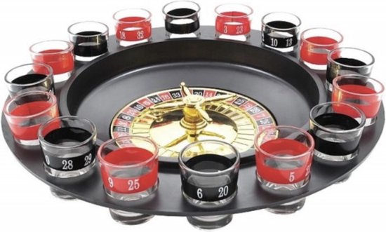 alcoholspel-roulette-inclusief shot glaasjes-ook geschikt voor grootte ...