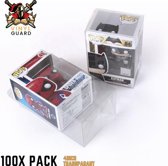 Vinyl Guard - 100 Stuks (Bundle Pack) 4 INCH Transparent Protector ...