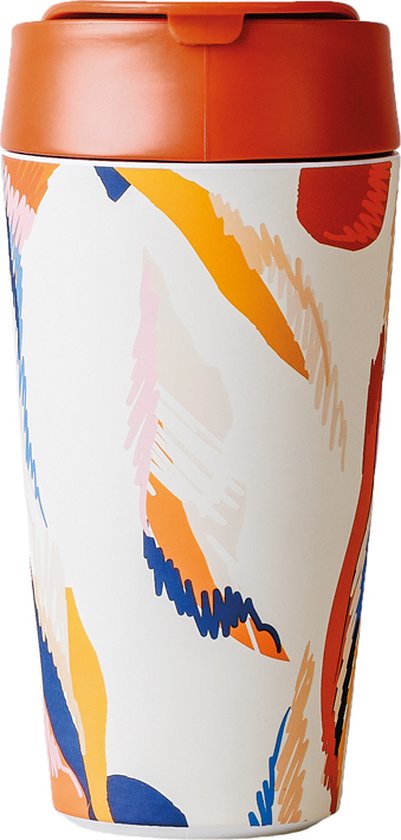 BioLoco PLA Deluxe Cup - Abstract Patroon - 420ml | bol