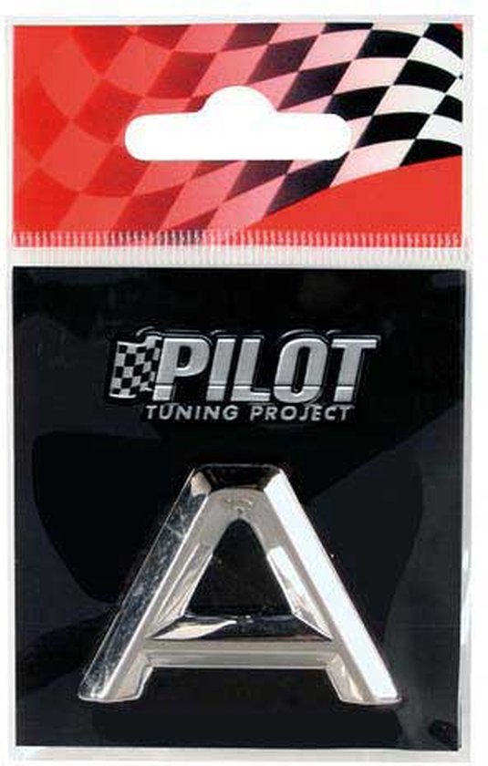 3D letter chroom - *A* | bol