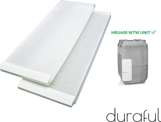 Hru400 Filterset Wtw Filter Filters Geschikt Voor Itho Daalderop
