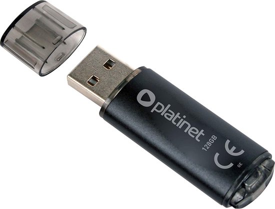 Platinet PMFE128 USB flash drive 128GB zwart | bol
