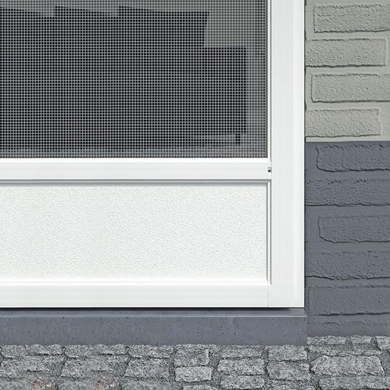 Hordeur aluminium WIT 235x100 cm Inkort baar! Fikszo | bol