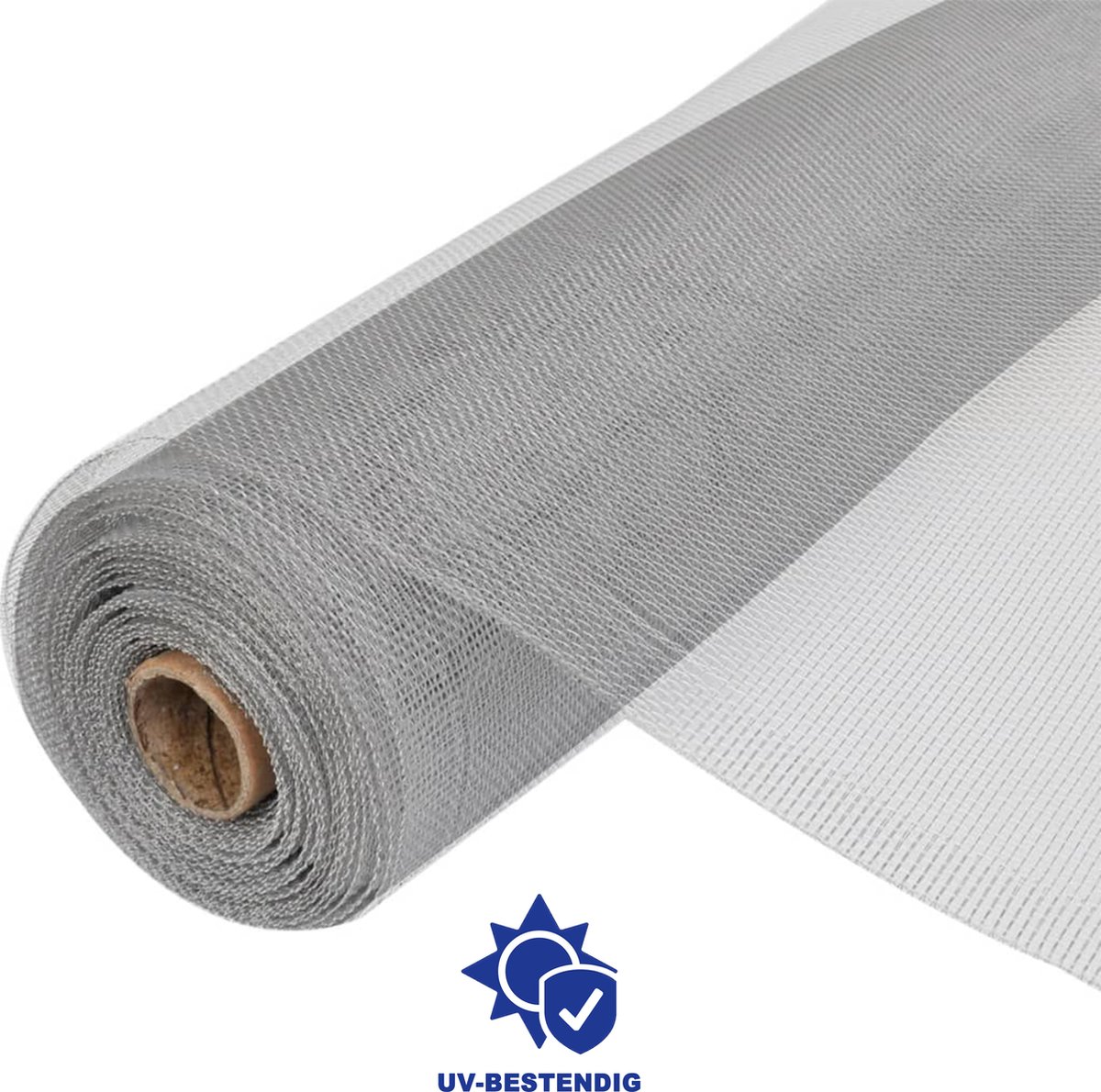 Stevig gaas - horgaas - lichtgrijs - aluminium - anti insect - hor - op ...
