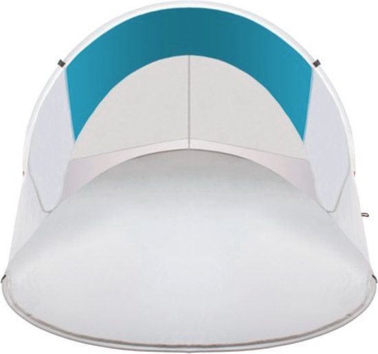 Pop Up Strand Beach tent 190x86x120cm - turquoise - gray | bol.com