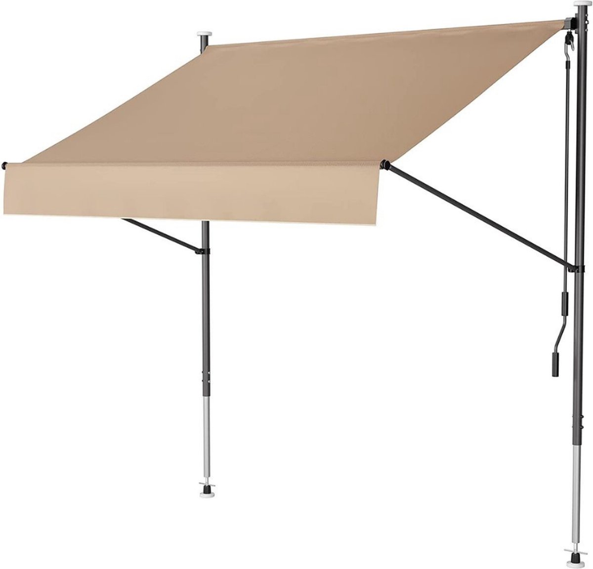 Balkon Zonnescherm Zonder Boren - Balkon Luifel - Balkon Zonnescherm ...