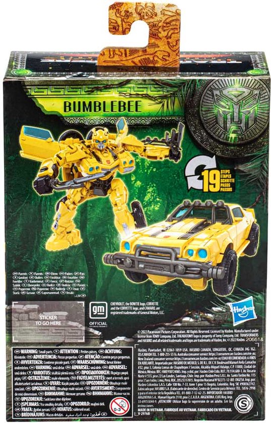 Transformers TF7 Rise of the Beasts Bumblebee Deluxe Class (12 cm) | bol
