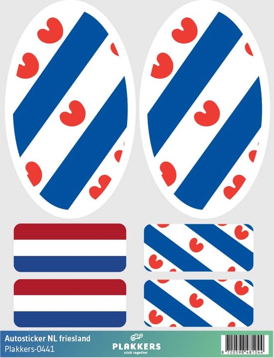 Friese vlag stickers auto - UV - en Waterproof | bol