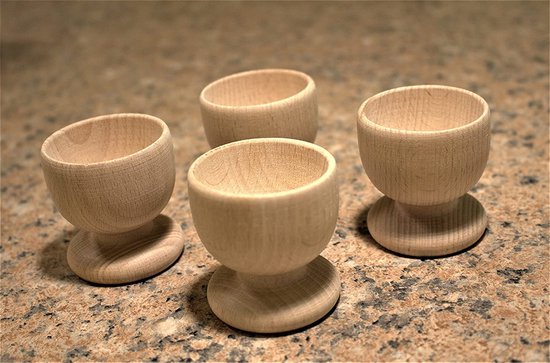 Eierdopjes - houten eierdopje - eierdopje hout - eierdopje set ...