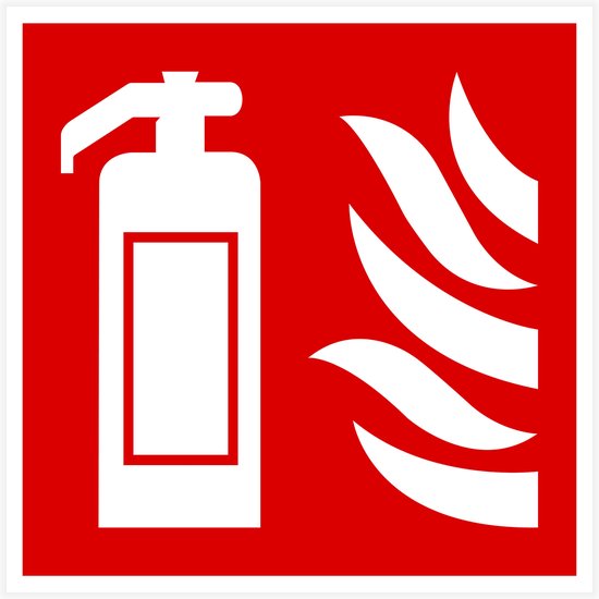 Pictogram/ bord | Brandblusser | 35 x 35 cm | Groot | Brandbeveiliging ...