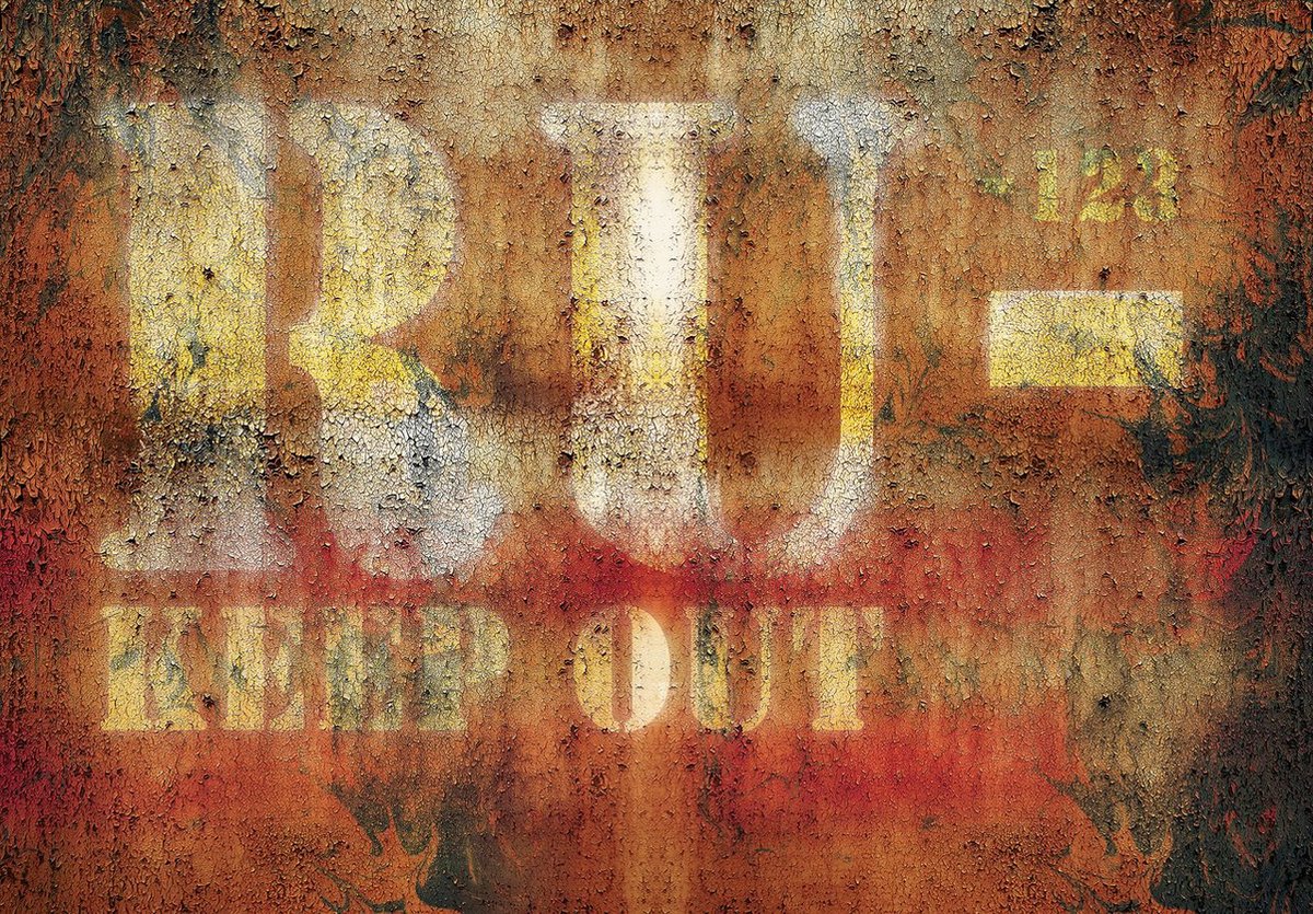 Fotobehang - Vlies Behang - Roest - Roestige Muur - Industrieel - 254 x ...