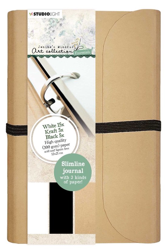 Studio Light Essentials slimline journal 15x Wit, 5x kraft | bol