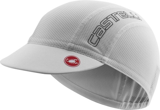 Castelli A/C 2 Cycling Cap - White/Cool Gray | bol