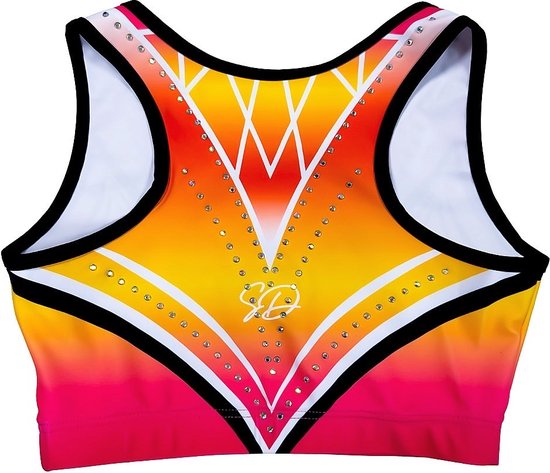 Sparkle&Dream Turntopje Pien Neon - Maat AME 176/XS - Gympakje voor ...