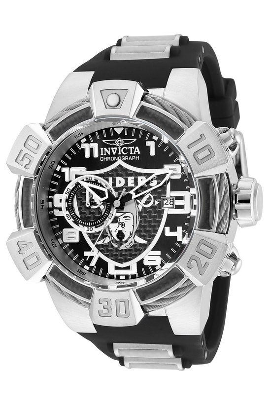 Invicta NFL - Las Vegas Raiders 35783 Quartz Herenhorloge - 52mm | bol.com