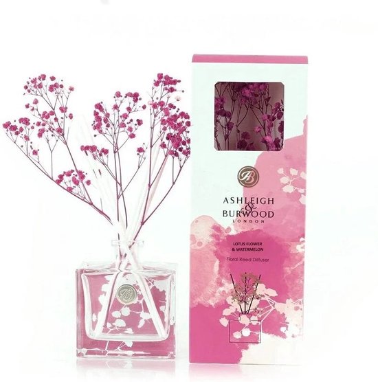 Ashleigh and Burwood Reed Diffuser Lotus Flower & Watermelon | bol