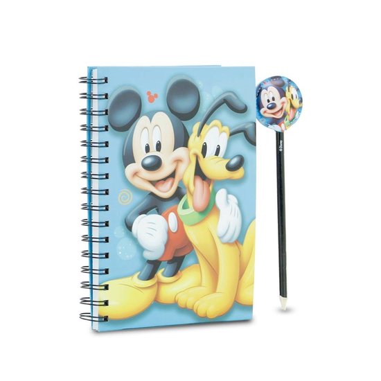 Karactermania Mickey Mouse - Mickey & Pluto Notebook - Multicolours | bol