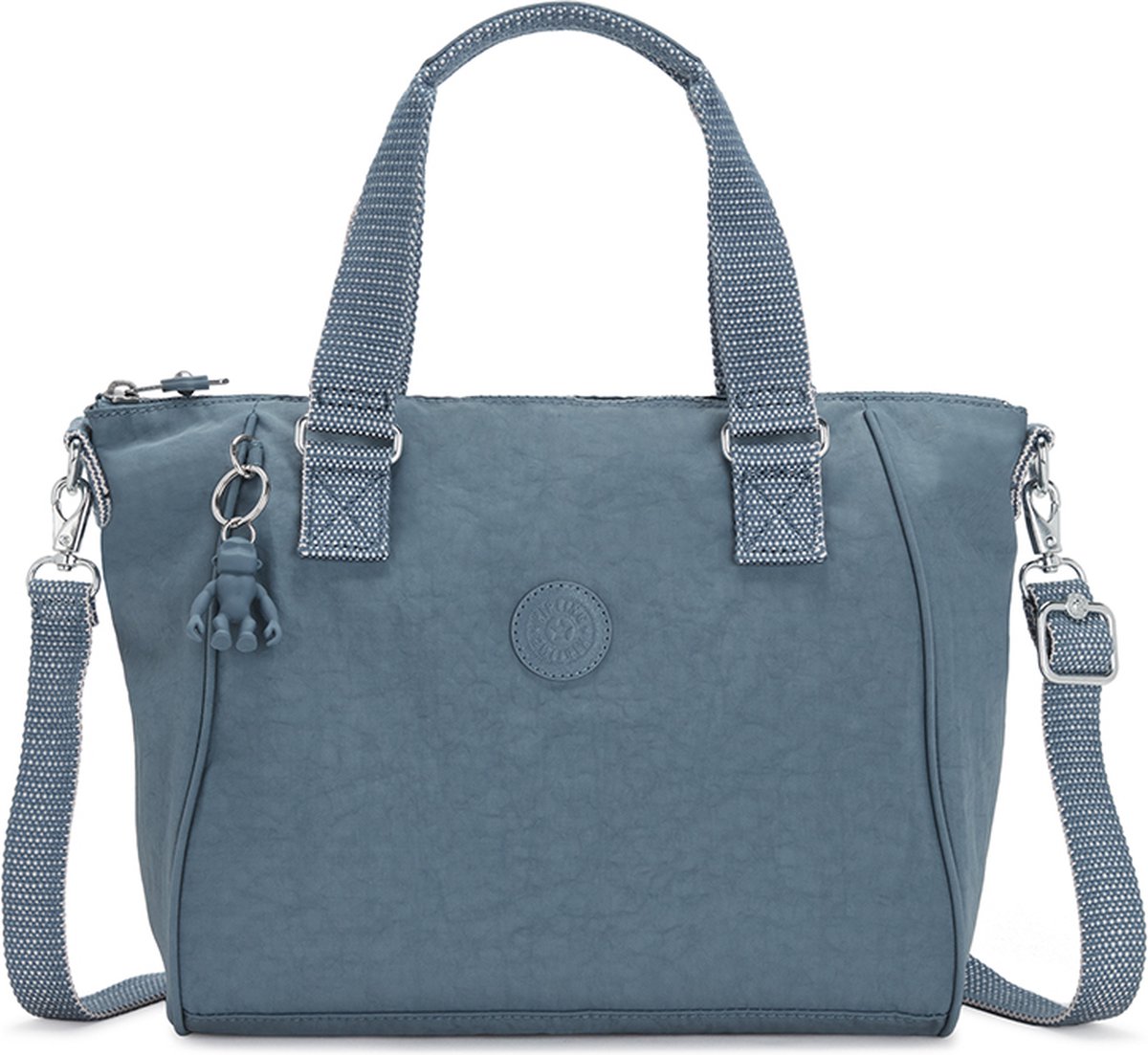 Kipling Amiel Medium Handtas Brush Blue | bol.com