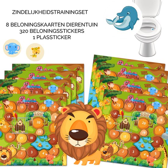 Beloningssysteem + Plassticker - 8 Beloningskaarten met 320 ...