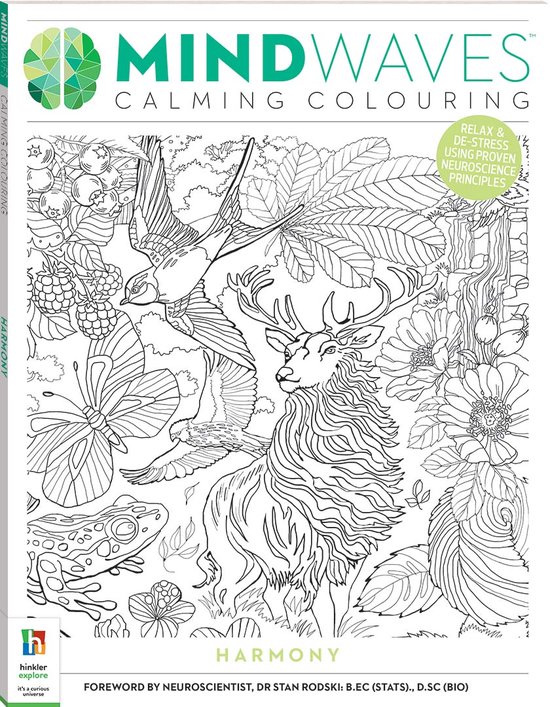 Mindwaves- Mindwaves Calming Colouring Harmony, Hinkler Pty Ltd ...
