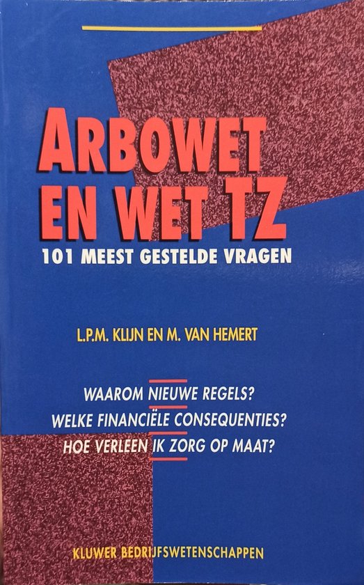 Arbowet en wet TZ | 9789026720758 | L.P.M/. Klijn | Boeken | bol.com