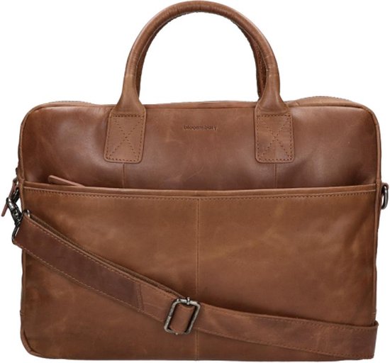 Bloomsbury Laptoptas / Werktas Dames - 15 inch - Leer - Tabi - Cognac | bol