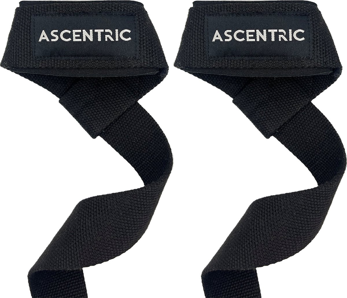 Ascentric - Lifting Straps/Wraps - Voor Krachttraining - Zwart | bol.com