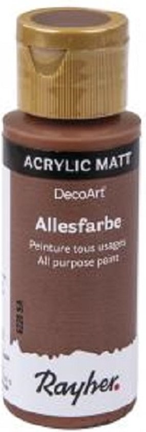 Rayher Acrylic verf 59 ml - Kleur : Chocolade | bol