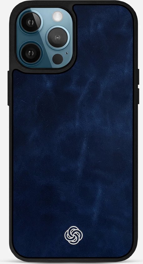 iPhone 12 Pro Max Hoesje - Handgemaakt Echt Lederen Back Case - Leren ...