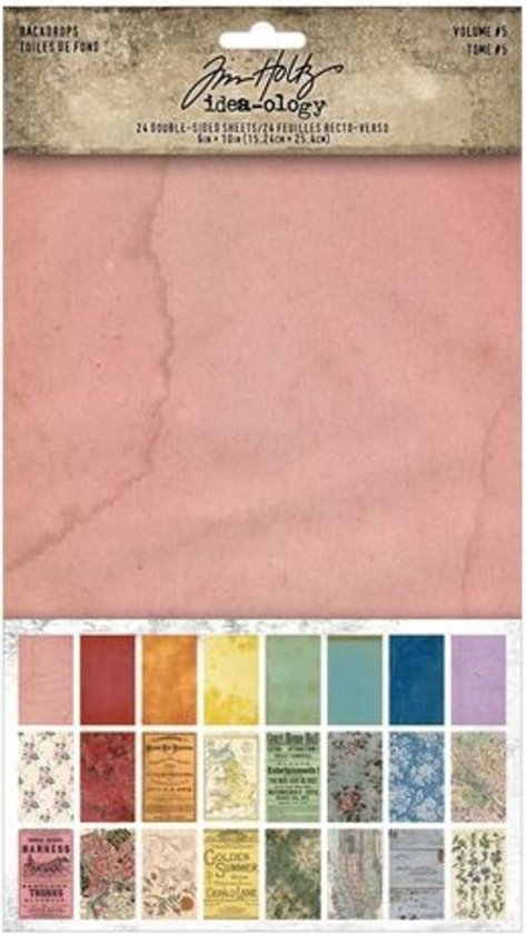 Idea-ology Tim Holtz - Backdrops Volume 5 (TH94309) | bol