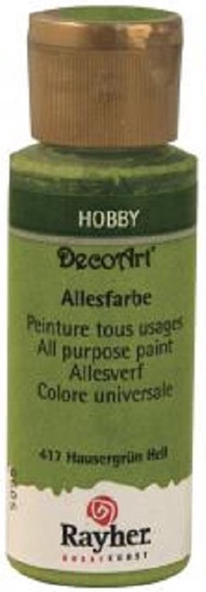 Rayher Acrylic verf 59 ml - Kleur : Huisgroen licht | bol