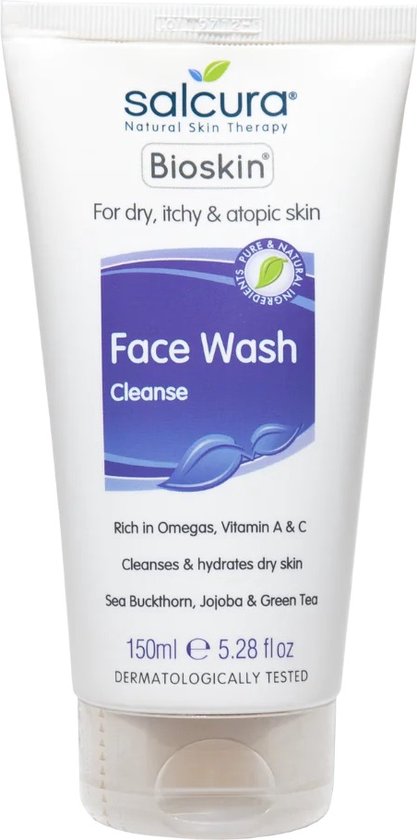 Bioskin Face Wash vochtinbrengende gel 150ml | bol