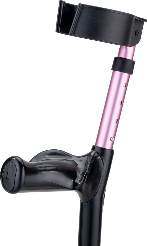 Elleboogkrukken ergonomisch Roze. Maat M/L - Loopkrukken - krukken ...