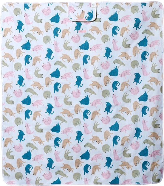 Cat's Life - Picknickdeken - Picknick Kleed - Katten Patroon - Oxford ...