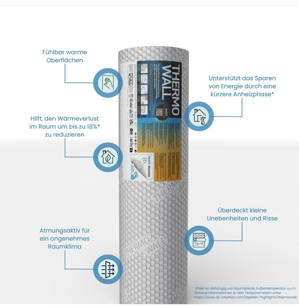 Thermowall - AS Creation - behang - energiebesparing - renovatievlies ...