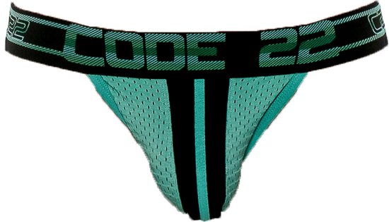 CODE 22 Motion Push-Up Jockstrap Turquoise - MAAT S - Heren Ondergoed - Jockstrap voor... | bol