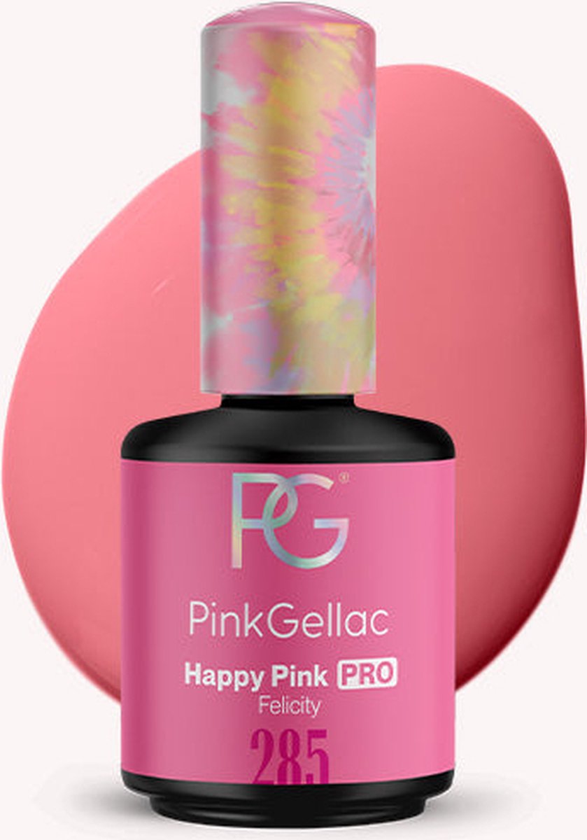 Pink Gellac - Happy Pink - Gellak - Vegan - Roze - Glanzend - 15ml ...