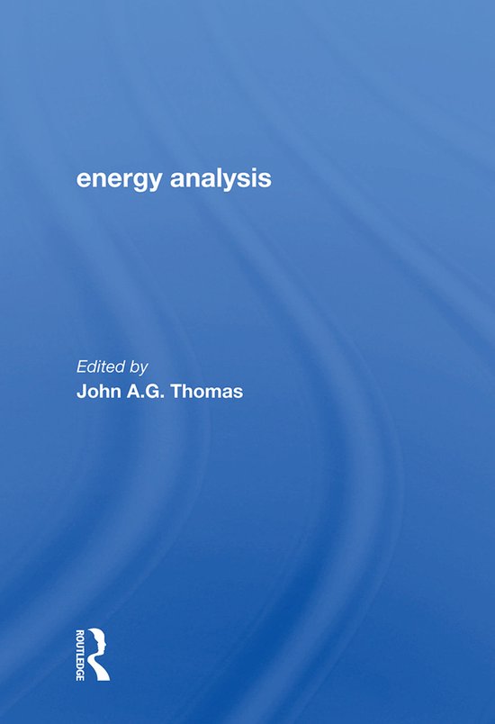 Energy Analysis, Roger D K Thomas | 9780367022075 | Boeken | bol