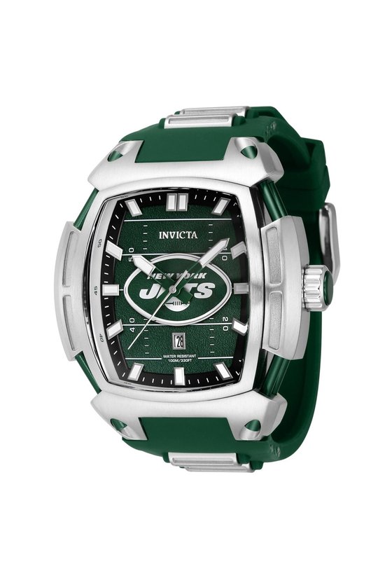 Invicta NFL - New York Jets 42813 Quartz Herenhorloge - 53mm | bol.com