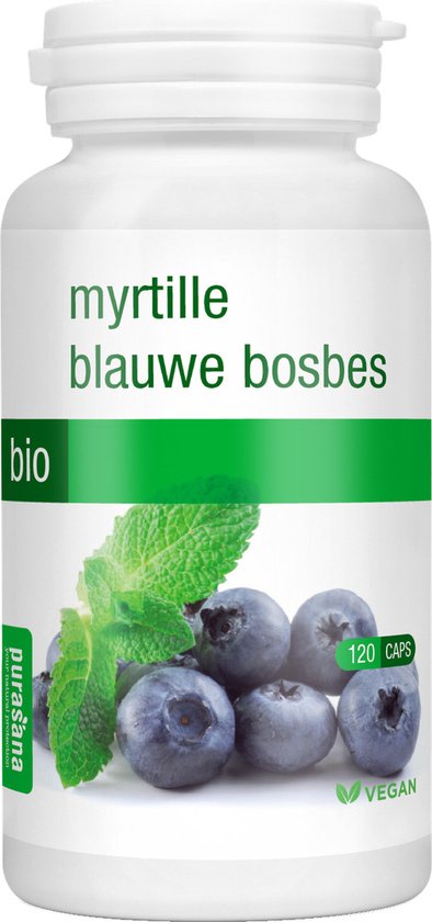 Bio Blauwe Bosbes 275Mg Pura | bol.com