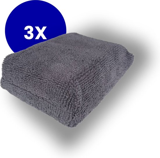 Spons - Set van 3 microvezel sponzen - Auto wassen - Schoonmaakspons ...