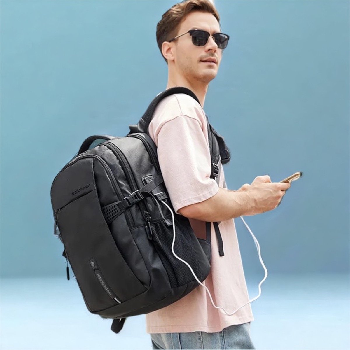 Arctic Hunter Rugtas - Waterafstotende Rugzak - Laptop Tas - Motortas ...