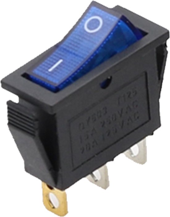 Wipschakelaar IRS-101 - 3 pins - Rechthoek- Aan/Uit - 15A/250V - 20A ...