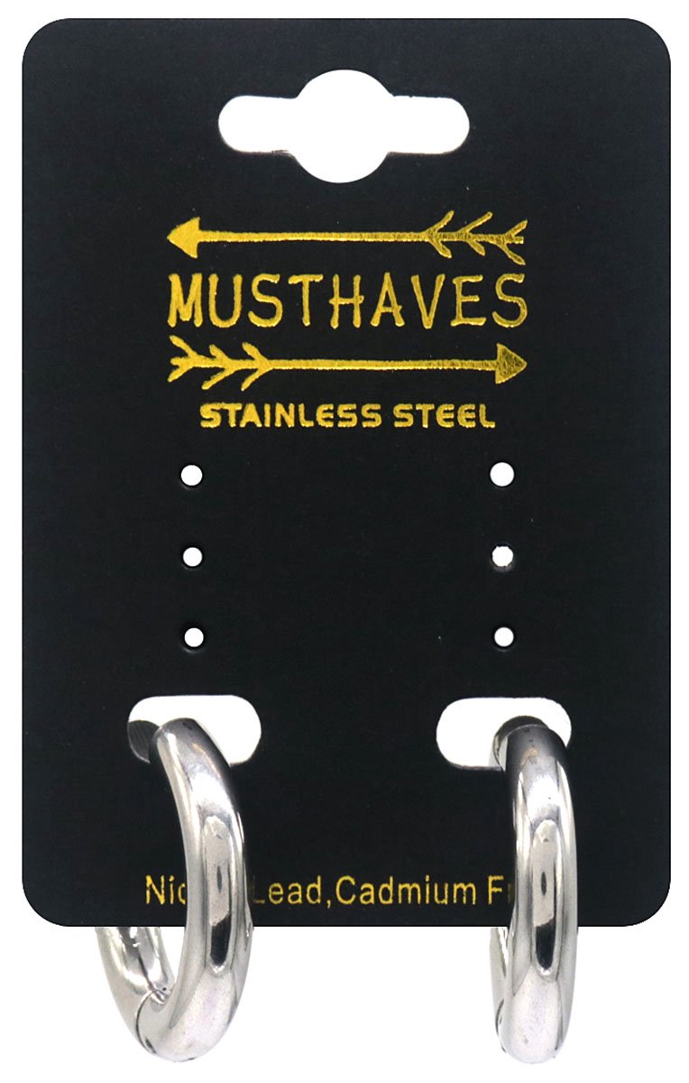 Oorringen - RVS - 2,5 cm - Zilverkleurig | bol.com