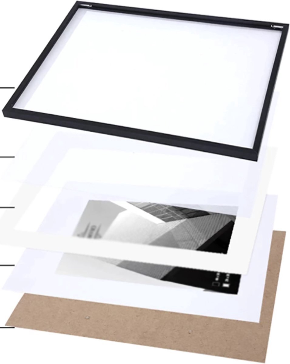 Frame - Kader A4 Formaat - Kader - Fotokader - Kader Met Dunne Frame ...