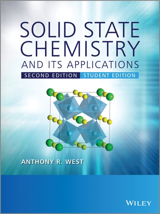 Solid State Chemistry & Its Applications | 9781119942948 | Anthony R. West | Boeken | bol