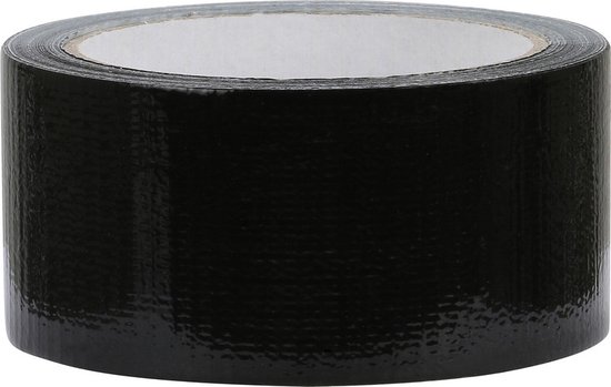 Duct tape 50 mm x 50 meter. Zwart 5Rollen | bol