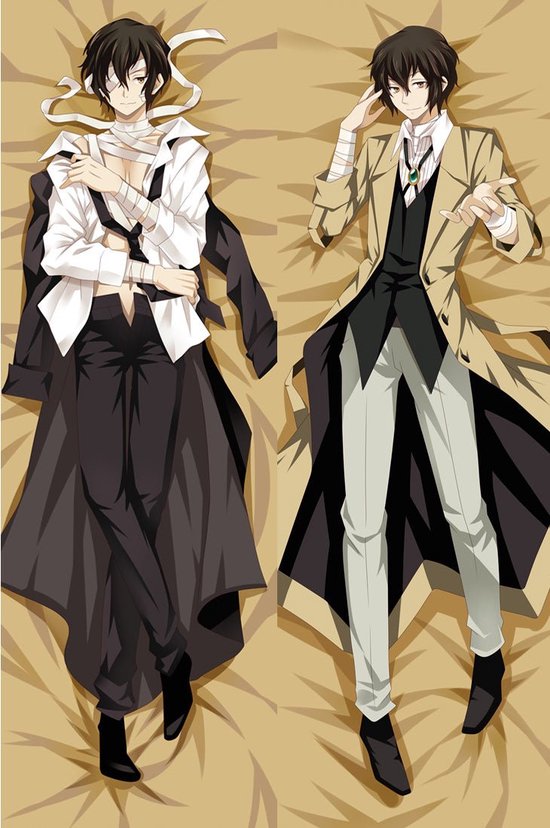 Osamu Dazai Bungo Stray Dogs Dakimakura Anime Body Pillow Hoes 65077 ...