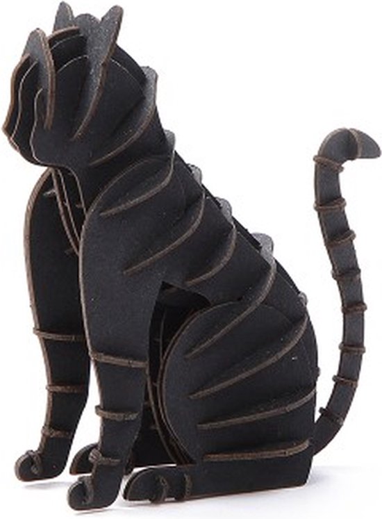 Papiermodel Kat zittend | bol